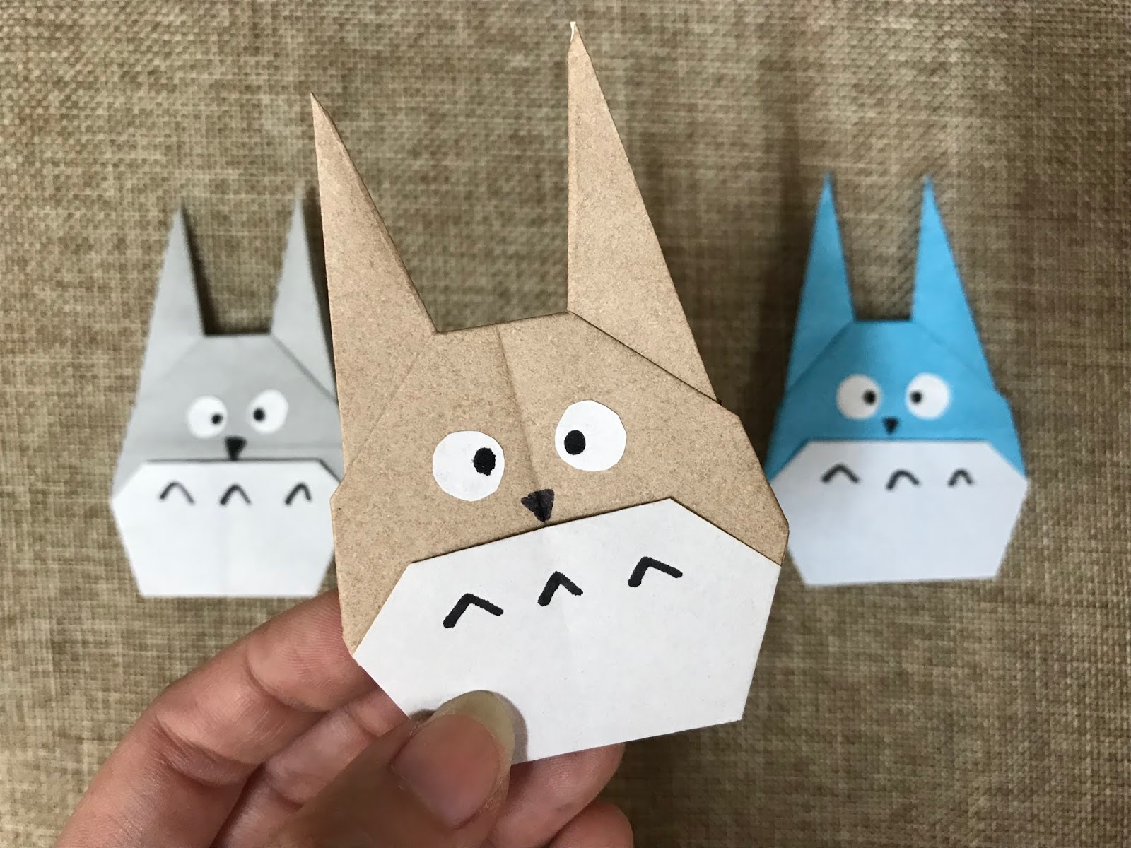 Tutorial #82: Origami Totoro | The Idea King