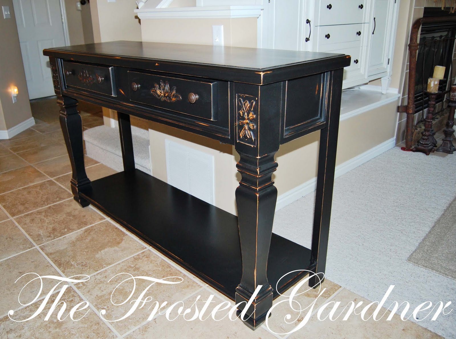 The Frosted Gardner: The Sarah Buffet - Custom Refinish Before & After