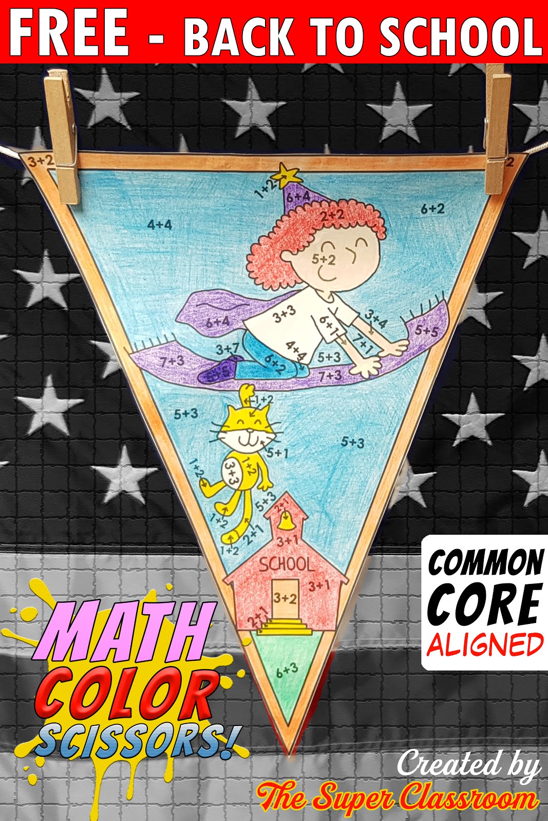 The Super Classroom: Math, Colors, Scissors - 006 - Back to School ...