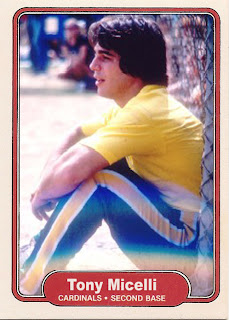 Things Done To Cards: Tony Micelli 1982 Fleer Mock Up