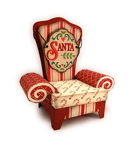 Needles 'n' Knowledge: Santa's Chair 3d Model Assembly Guide