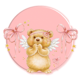 Alfabeto de osita angelita con las manos en postura de orar. - Oh my ...