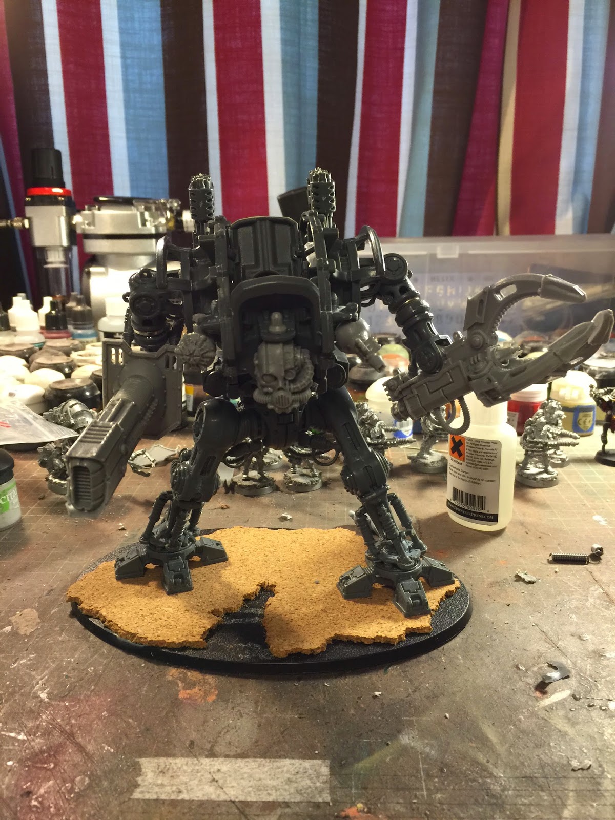 Crit Seeker: Blessings of the Omnissiah: Questoris Knight Styrix WIP (1)