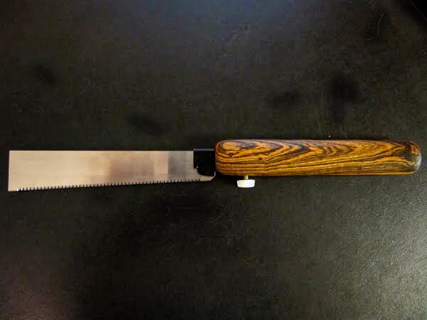 Tropical Exotic Hardwoods: Bocote Japanese pull saw by customer Paul ...