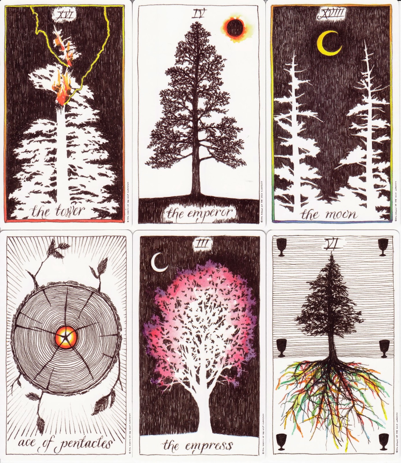 Rowan Tarot: Trees in the Wild Unknown Tarot