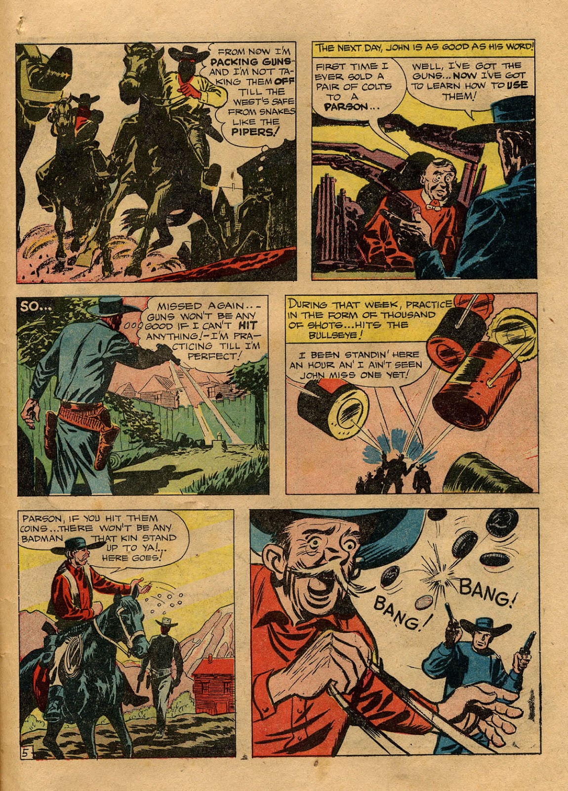 Four-Color Shadows: The Fighting Parson-Jon Small-1946