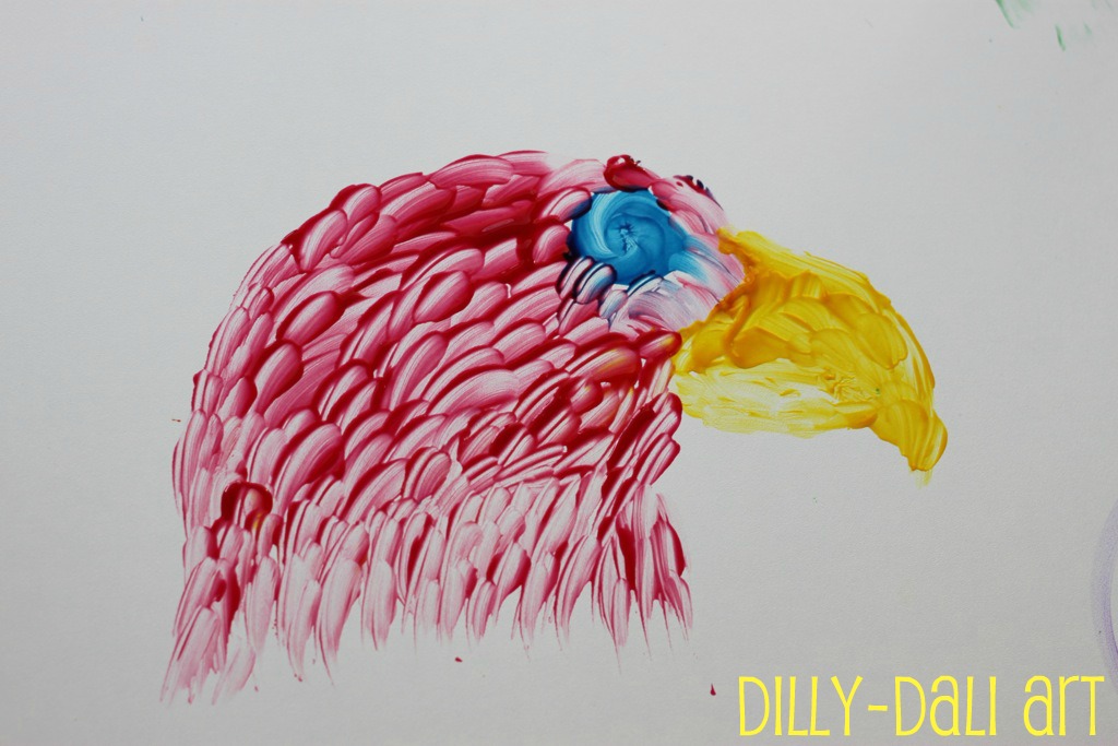 Dilly-Dali Art: Process Art {Fingerpainting}