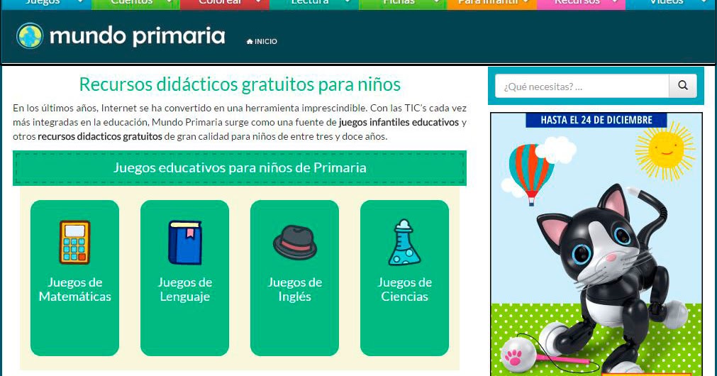 AYUDA PARA MAESTROS: Mundo Primaria - El portal líder en recursos ...