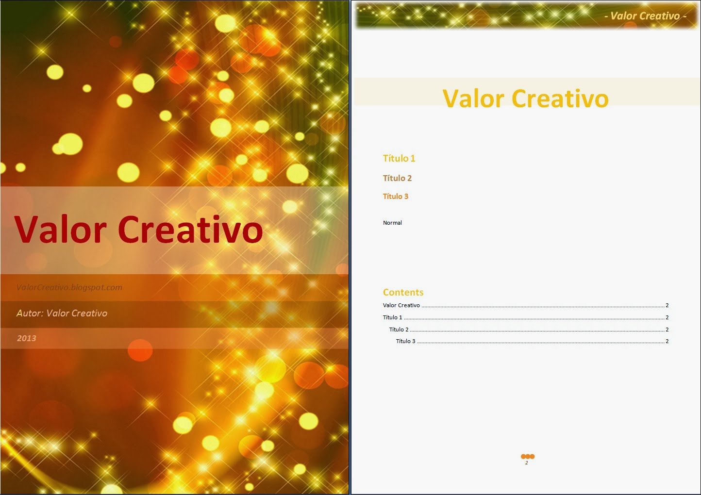 Valor Creativo: Plantillas Word 2003, 2007, 2010 y 2013