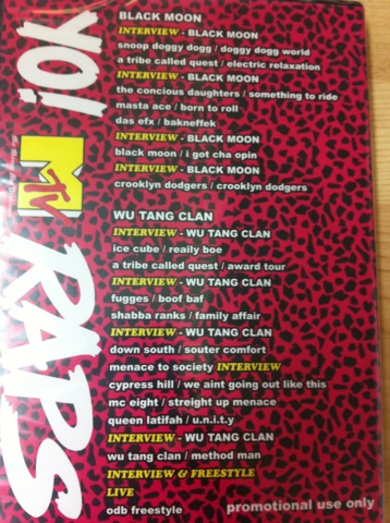 EBBTIDE RECORDS BLOG : YO! MTV RAPS / BLACKMOON & WU TANG CLAN 日本語字幕付きDVD
