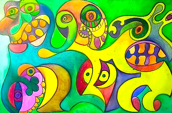 Ross Smirnoff Art: Completed Drawing Evolution by Ross Smirnoff