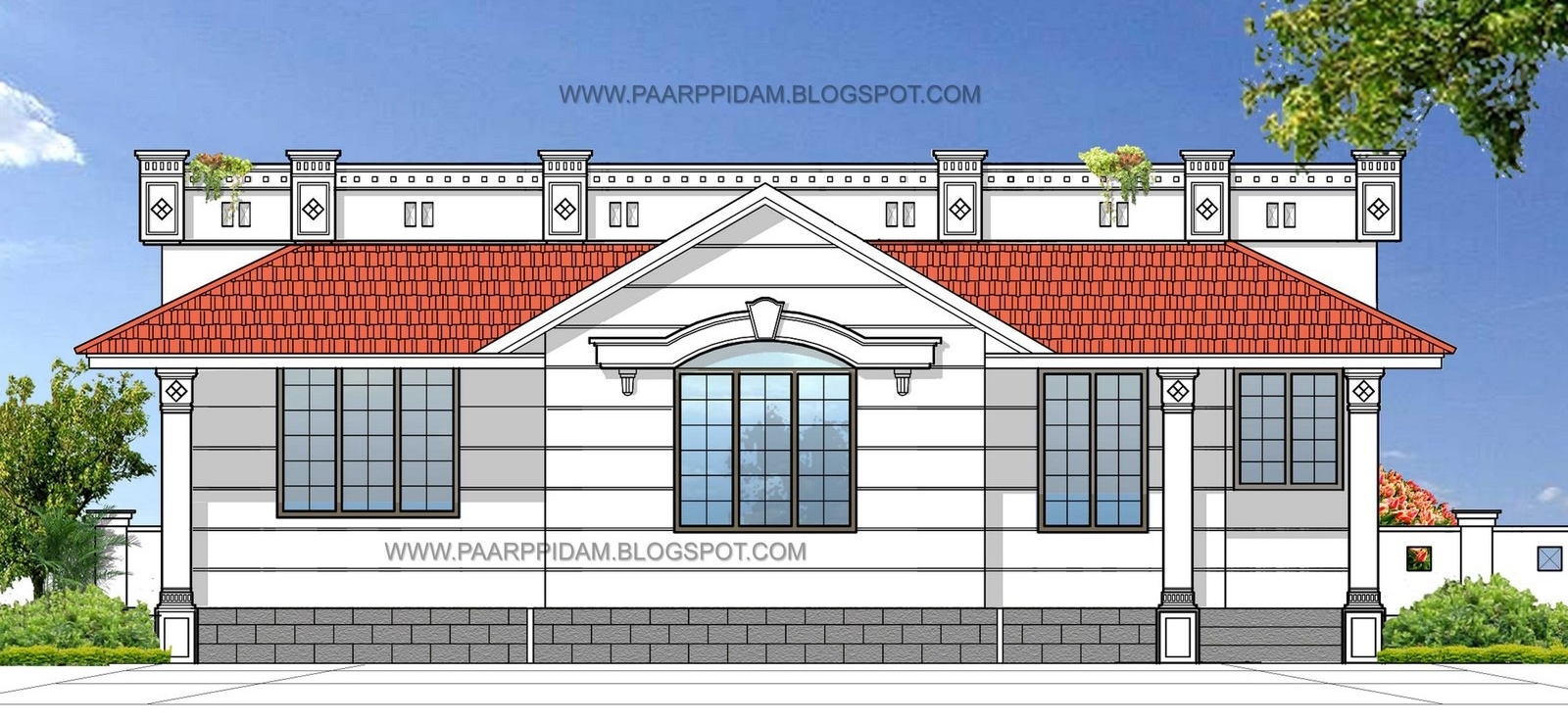 Low Budget 2 Bedroom Home Plan with 1151 Square Feet in 6 Cent Plot ...