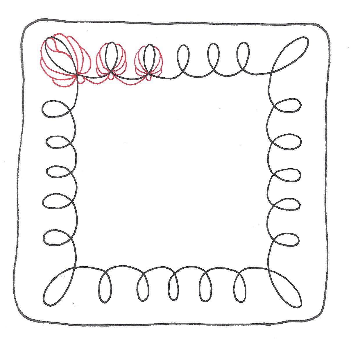 Tickled To Tangle: Tips for Tangling a Border with Abeko