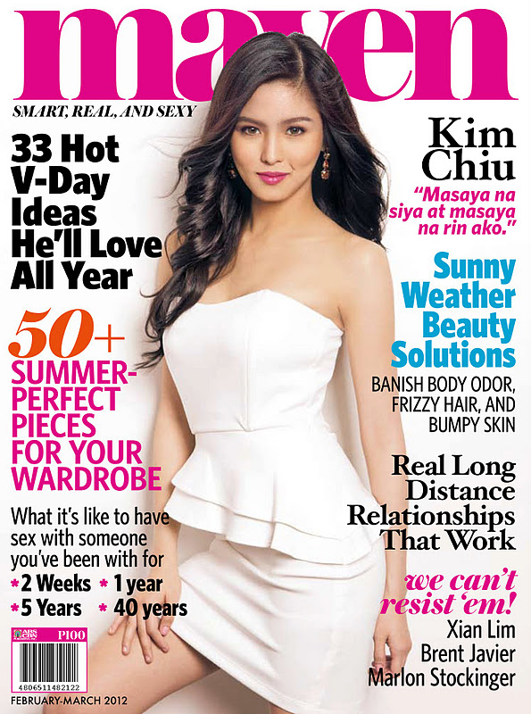 Turtz on the Go: Kim Chiu Covers MAVEN Magazine February-March 2012 Issue