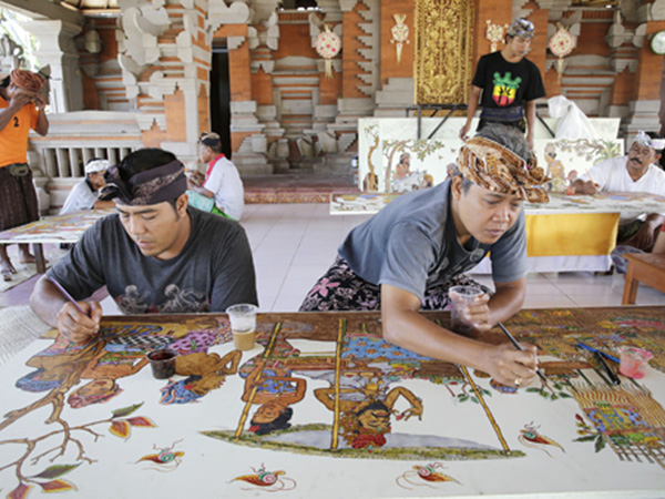 Wisata Batik Bali Di Desa Tohpati Denpasar