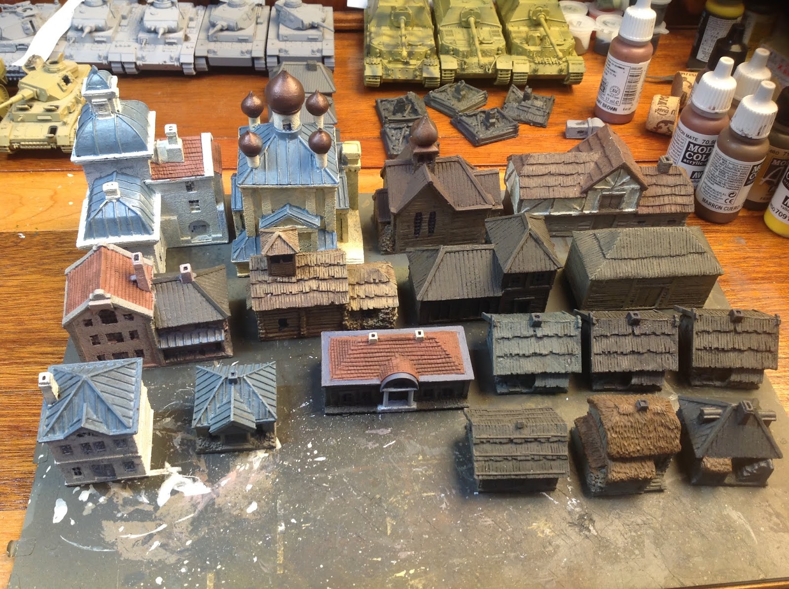 A Question Of Scale: A Wargaming Work In Progress: Terrain & Buildings ...