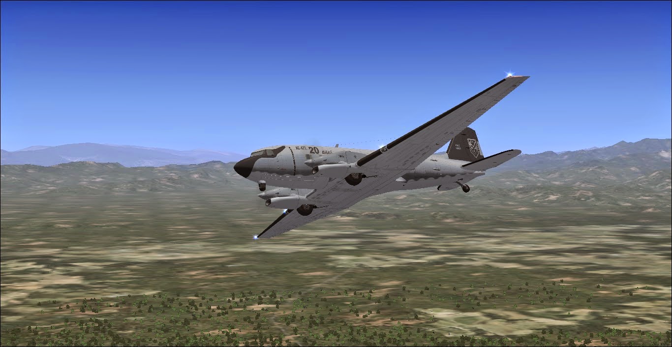 Basler Bt-67 Avión fantasma de la Fuerza Aérea Colombiana