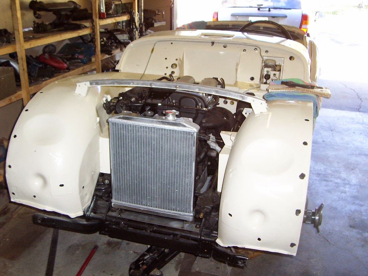 Eric's Garage: Triumph TR3A Mazda Miata swap fundamnetal challenges