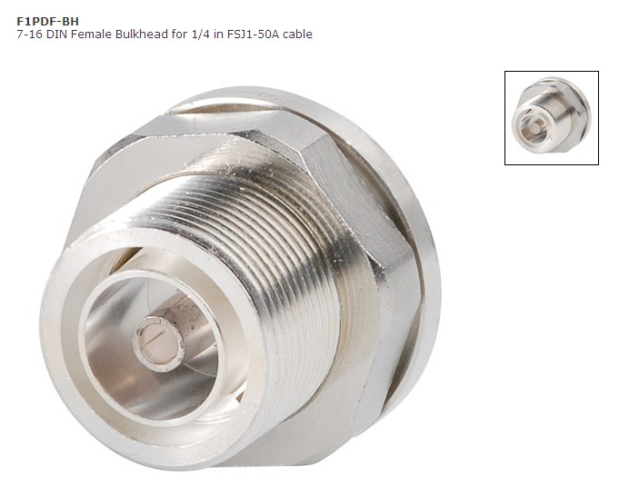 ANDREW COMMSCOPE: Connector untuk kabel feeder Coaxial ANDREW dan COMMSCOPE