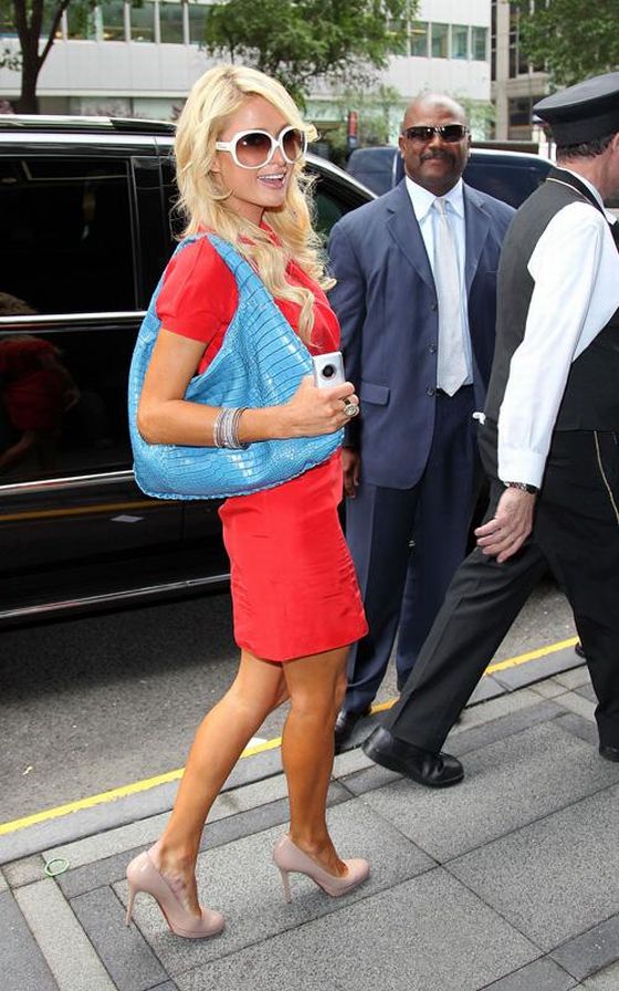 Hot Celeb Pics: PARIS HILTON IN RED