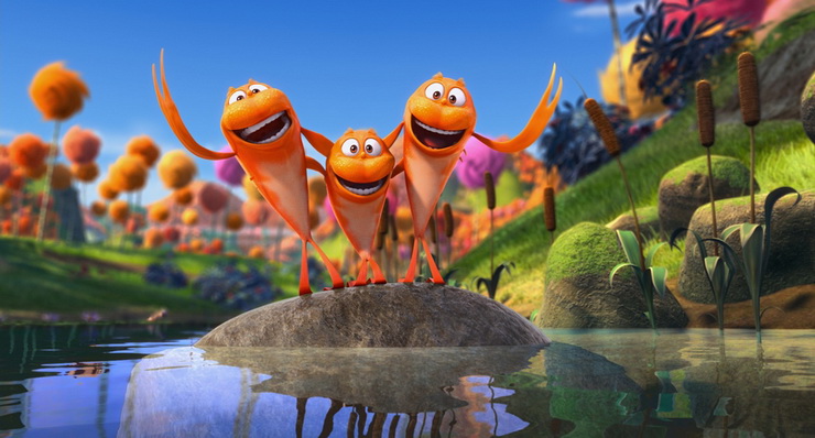 The Cartoon Funny: Dr. Seuss’ the Lorax Cartoon Animation 3D Wallpaper