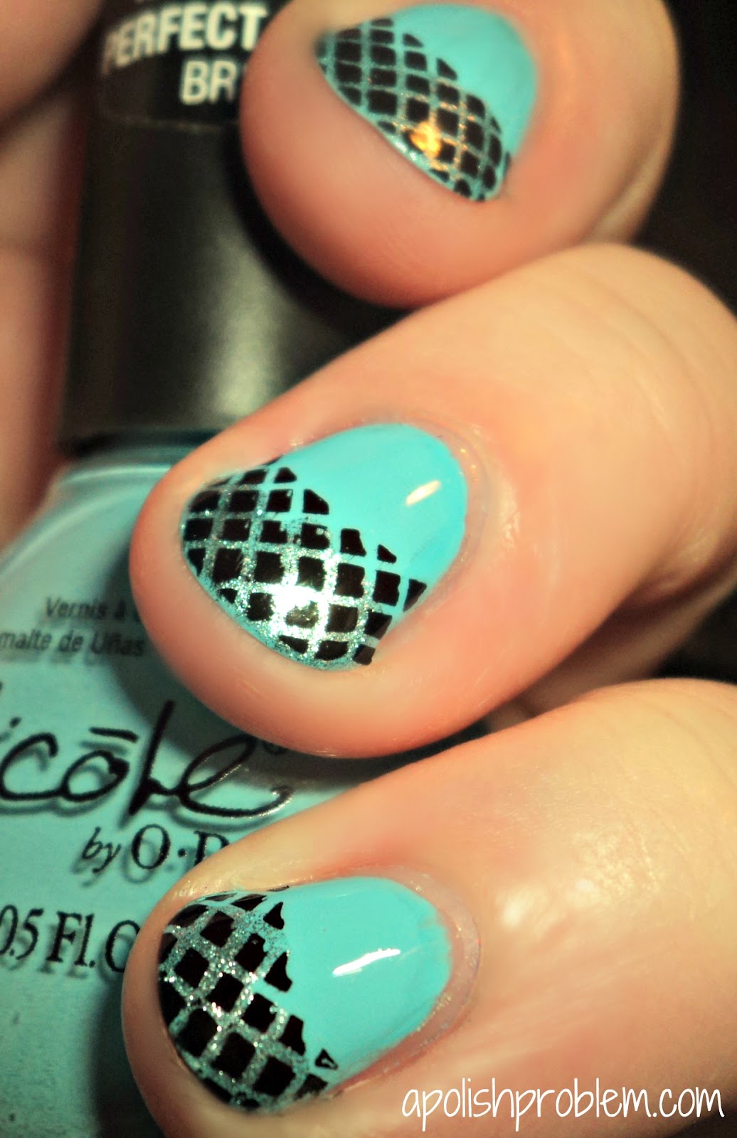 nails PC: 30 Days of Blues for Autism Awareness - Nicole by OPI "Baby" Blue