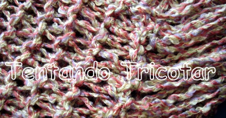Tentando Tricotar: Cachecol quentinho