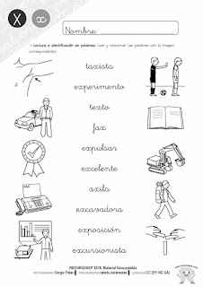 La clase de Marta: LETRA X, x