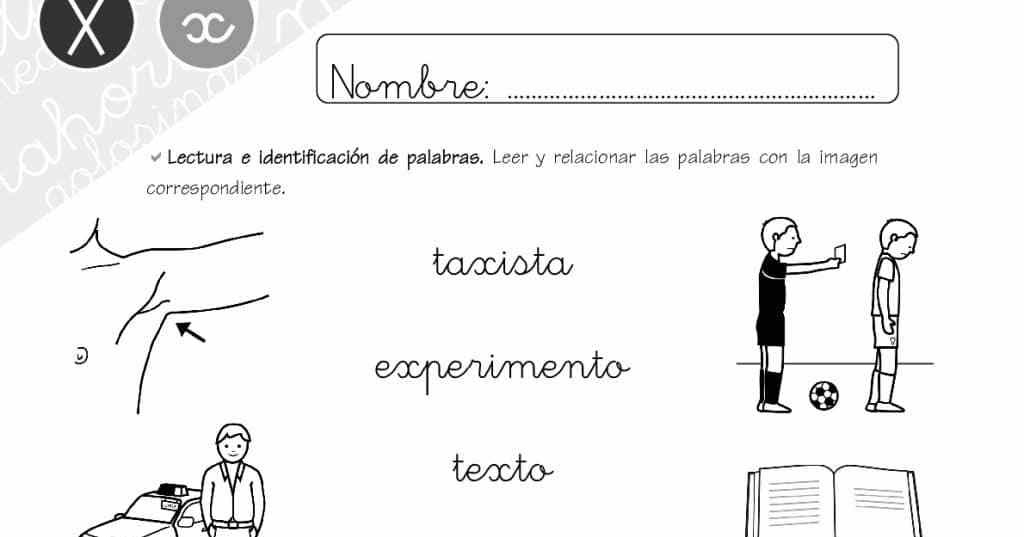 La clase de Marta: LETRA X, x