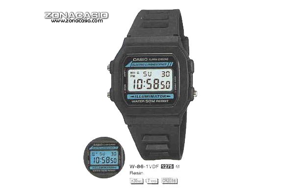 Zona Casio: Aquéllos bonitos Casio de los 90: el W-86