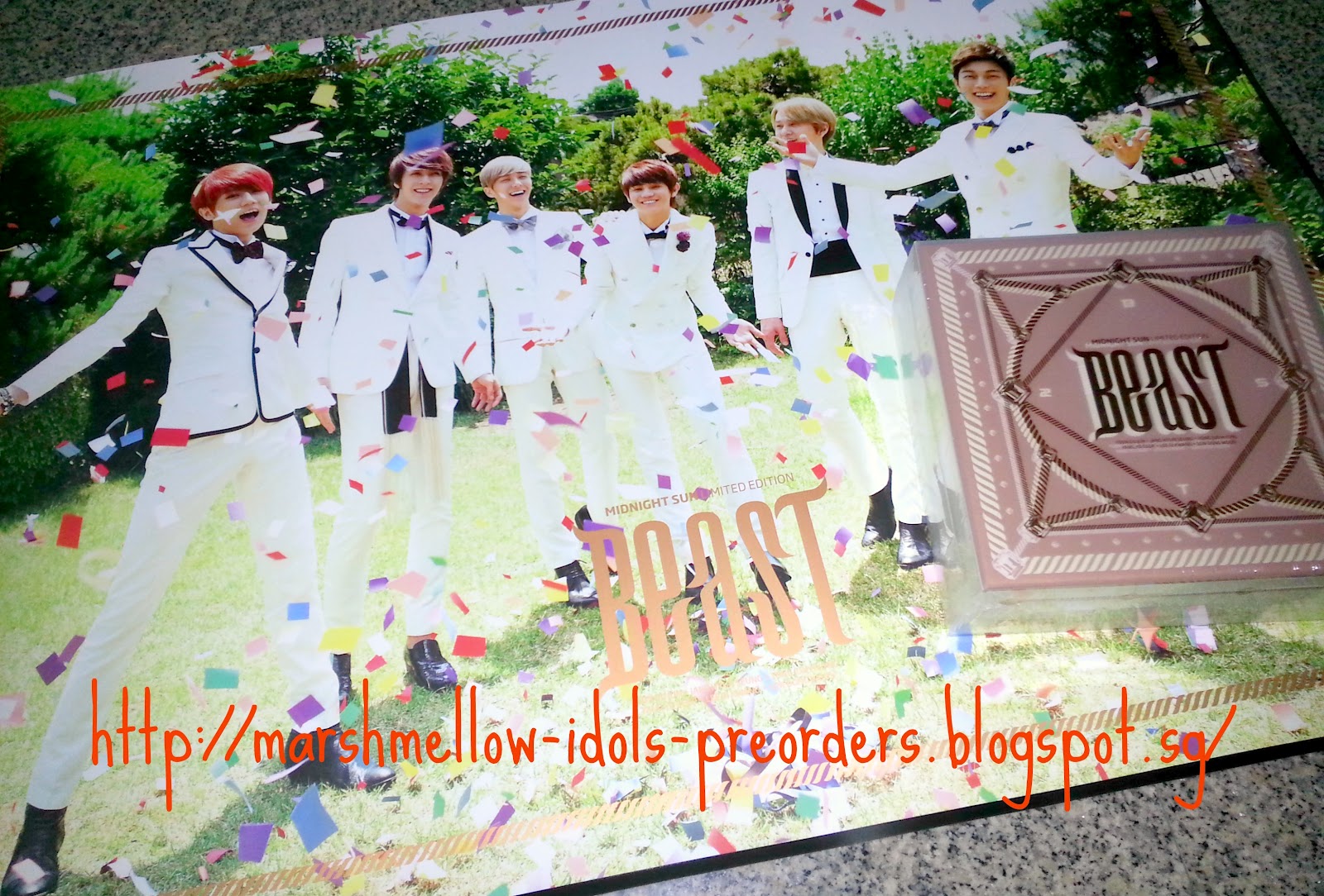 MarshMellow Idols Pre-orders: Pre-order Beast 5th Mini Album Midnight Sun!