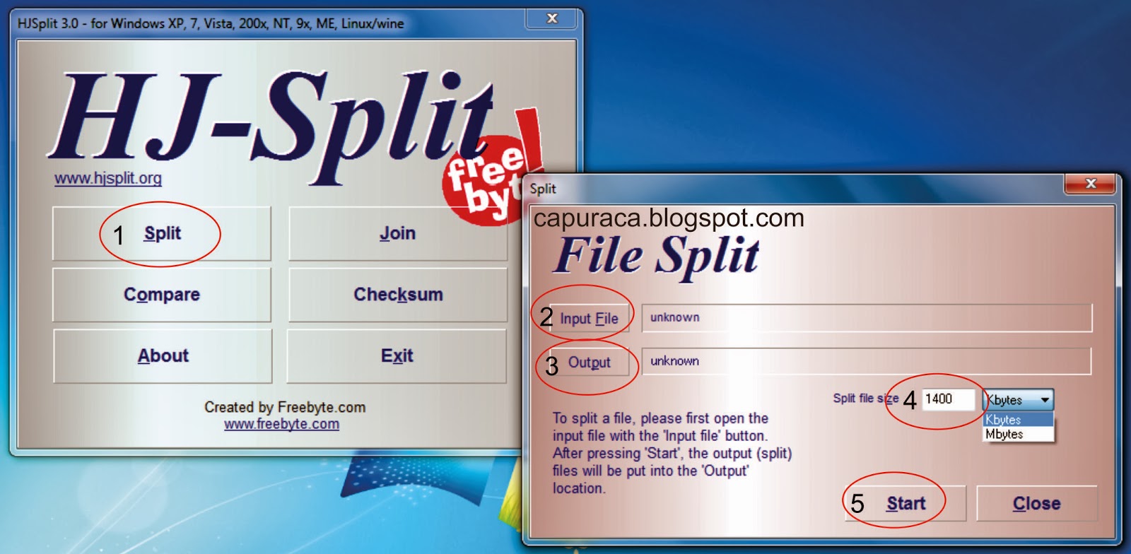 Cara menggunakan HJ-Split ~ Belajar Computer