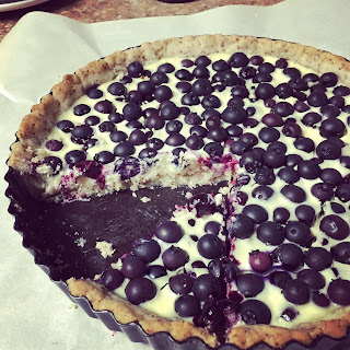 blueberry almond tart | Adventures of Cecelia Bedelia