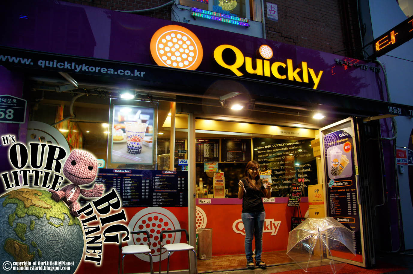 Our Little Big Planet: Demam Korea: Quickly Korea ~~ bubble tea korea