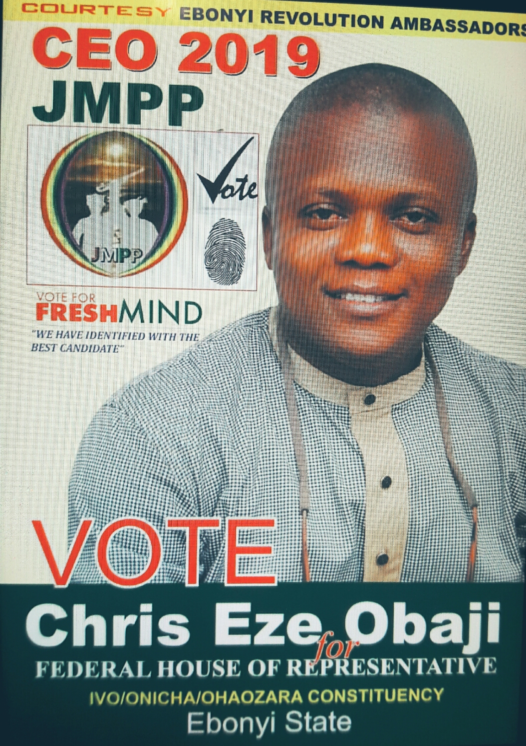 Welcome to TheFusionNg: Chris Eze Obaji: The "FRESH MIND" for the Job