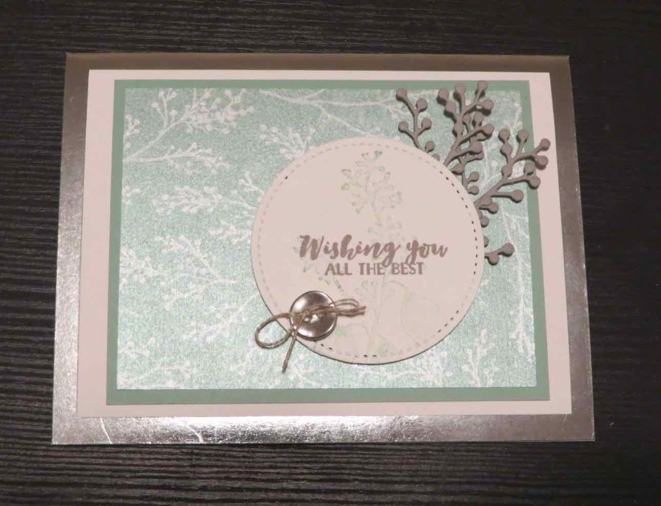 Foil Edged First Frost Card! - Karina Chin, Stampin' Up! Demonstrator