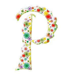 Blindada por Deus: Alfabeto decorativo RISCADO PNG