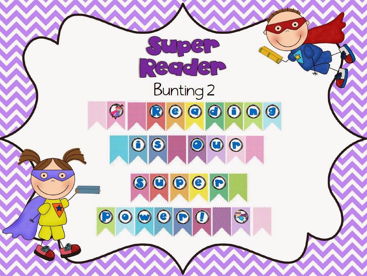 The Book Bug: Super Reader Buntings