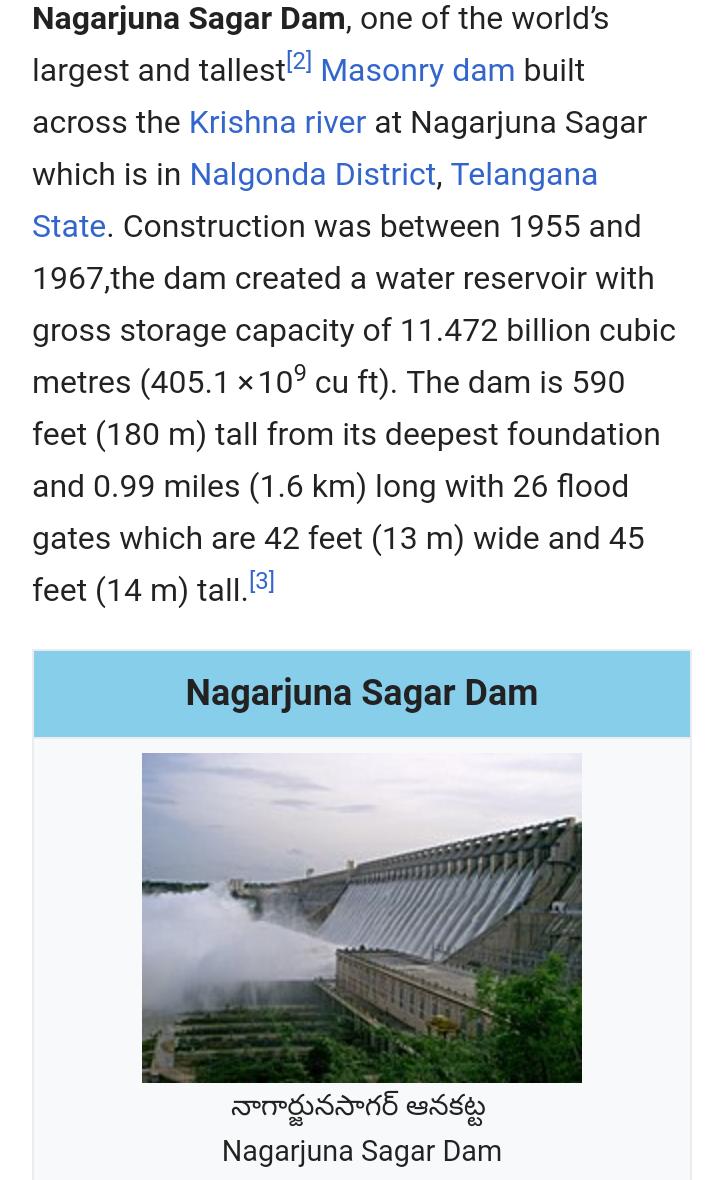 Nagarjunasagar Tourism - Tourism Of Nagarjunasagar Dam - Vijayapuri ...