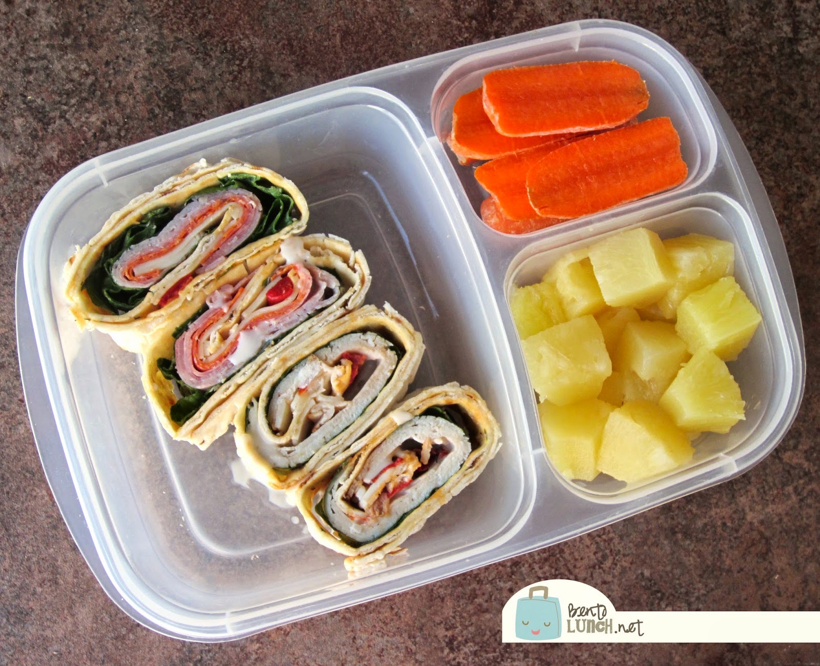 Leftovers to Lunches Bento - Sandwich Wraps