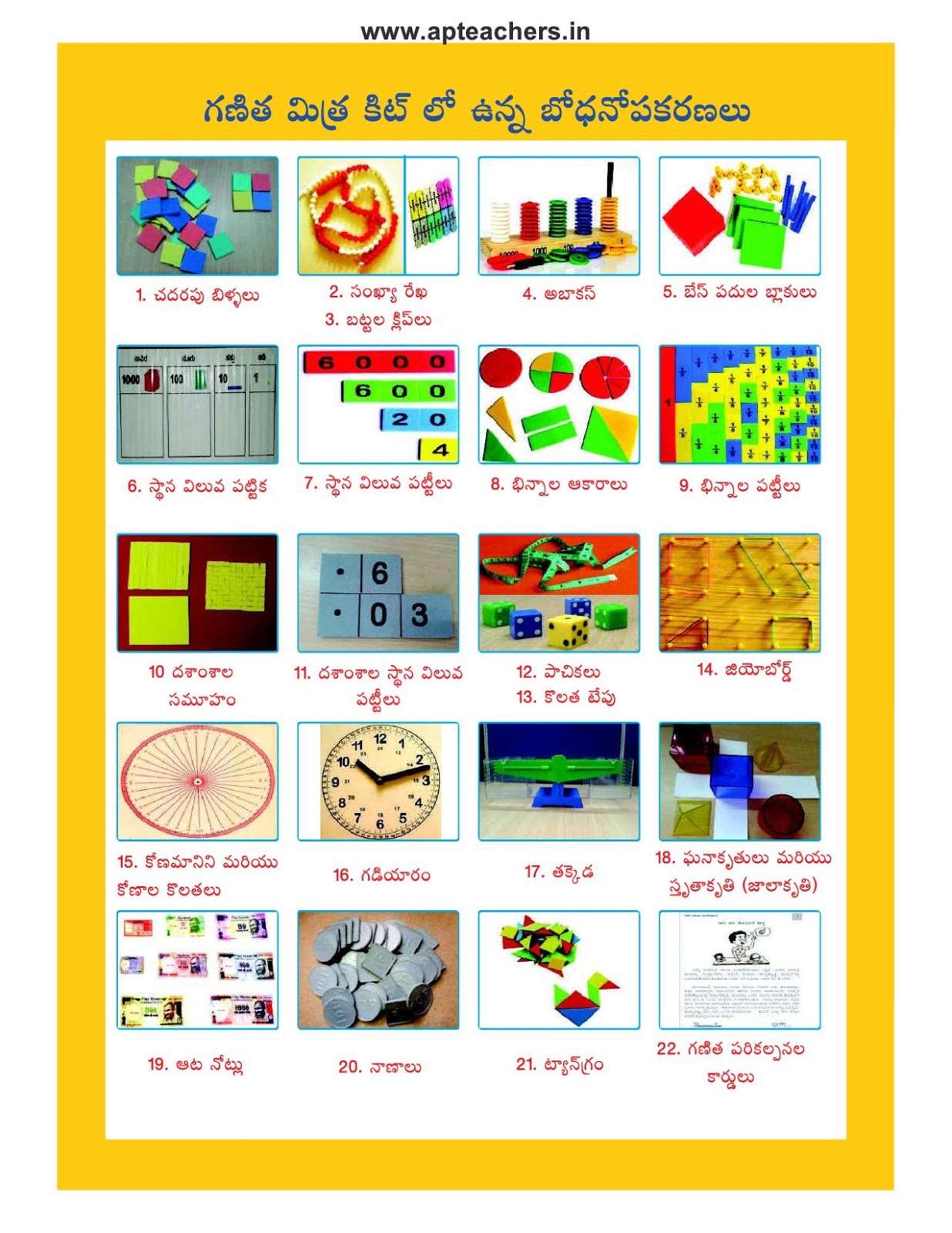Ganita Mithra Module Ganita Mithra Hand Book Download | APTEACHERS Website