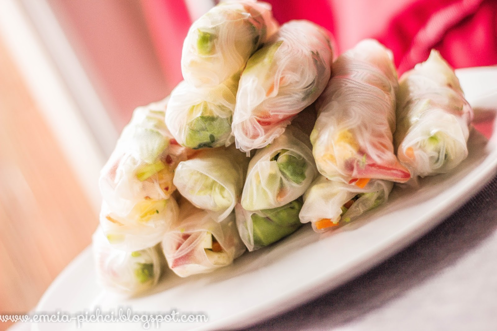 Emcia Pichci!: WARZYWNE SPRING ROLLS