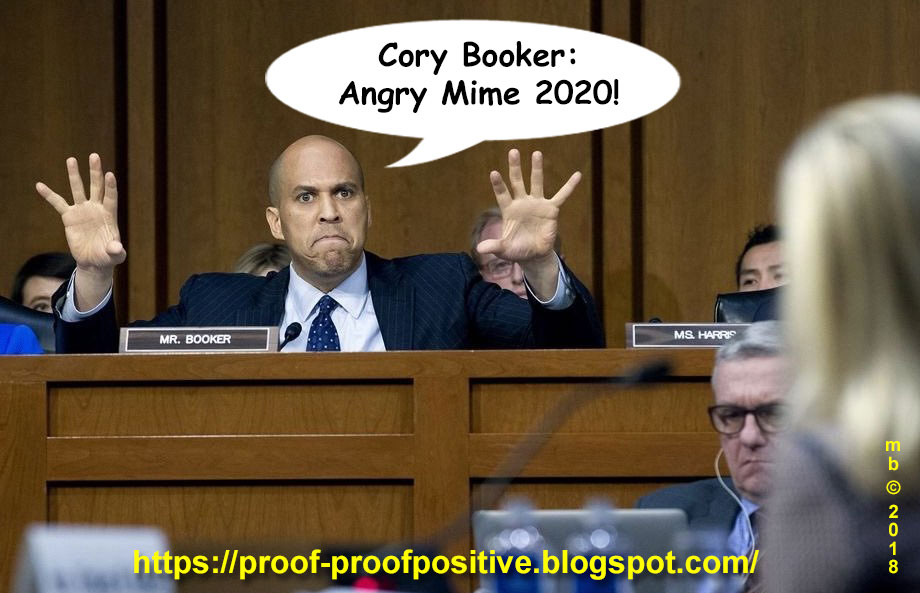 Proof Positive: Cory Booker: Angry Mime 2020!