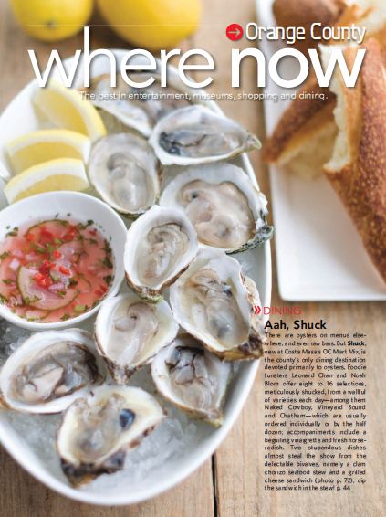 TO You: Shuck Oyster Bar in Where Magazine!