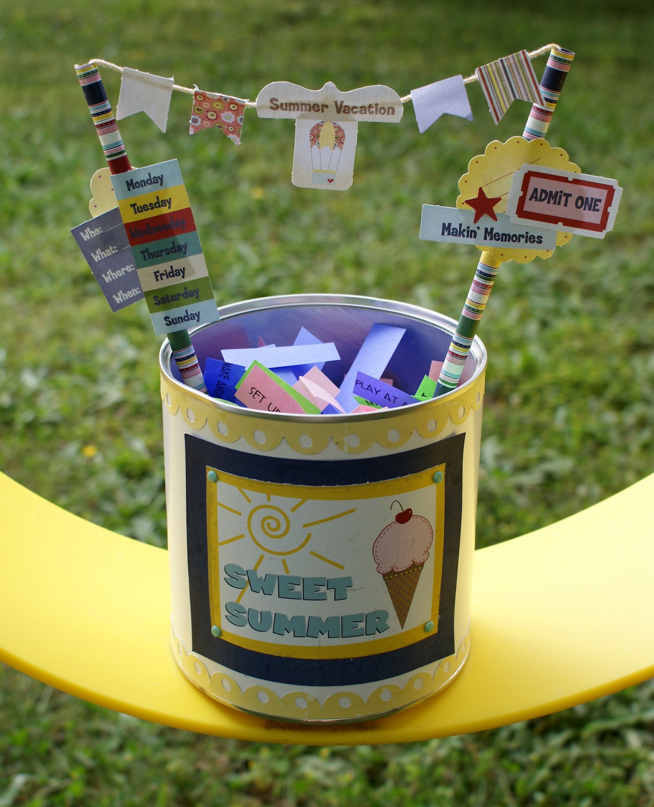 KarenScraps: Summer Activities Bucket