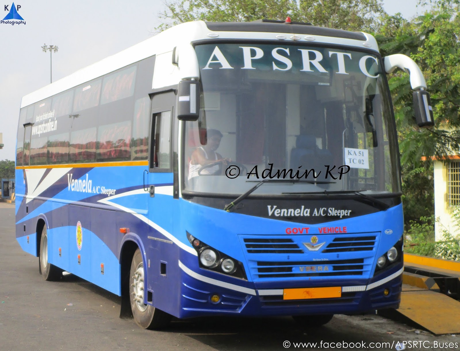 APSRTC BRAND NEW VENNELA AC SLEEPER BUS VEERA COACH ASHOK LEYLAND ENGINE.