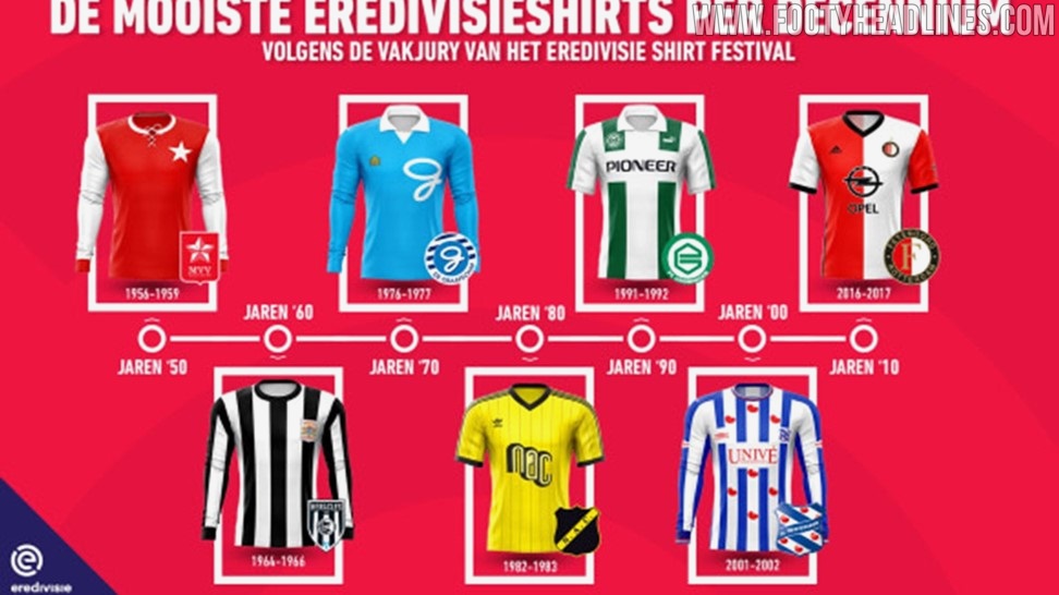 Best-Ever Dutch Eredivisie Kits Announced - Footy Headlines