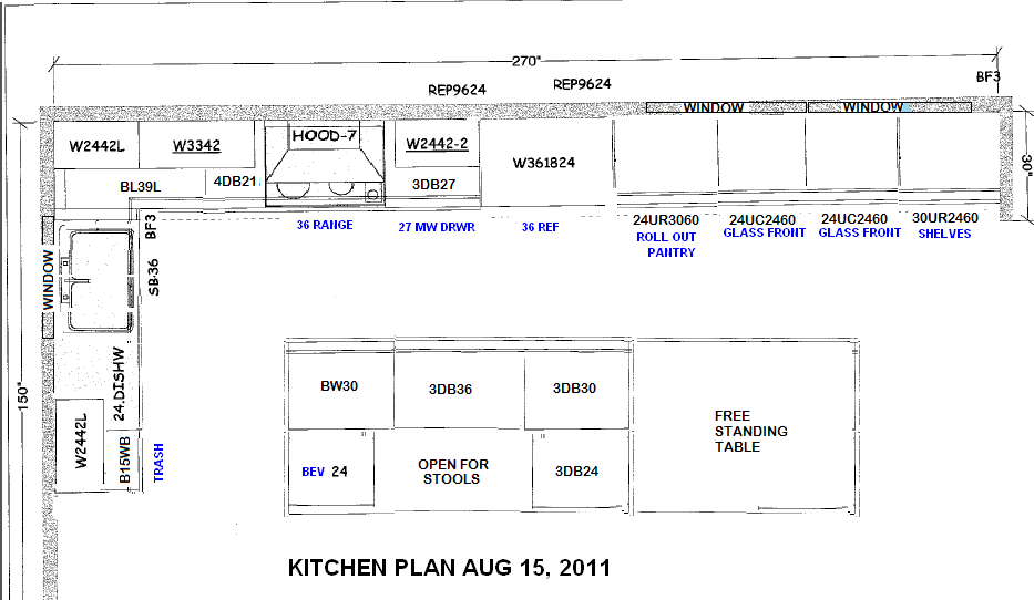 RENOVATE 1927: KITCHEN LAYOUT.....still almost final