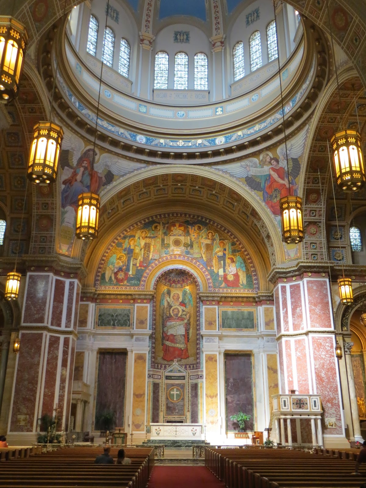 St Matthew's Cathedral, Papal destination and Washington institution