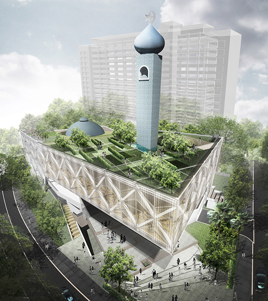 Desain Masjid Al-Ansar Singapore - Desain Rumah Minimalis dan Simpel